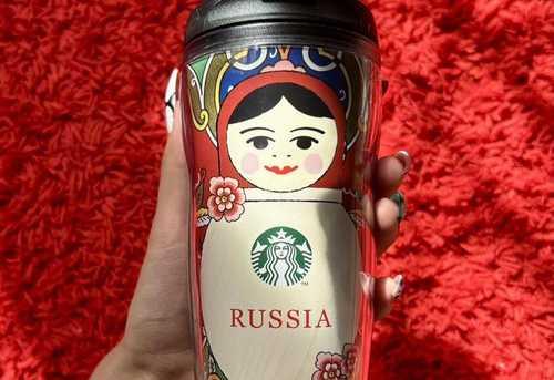 Термокружка starbucks «Матрешка»