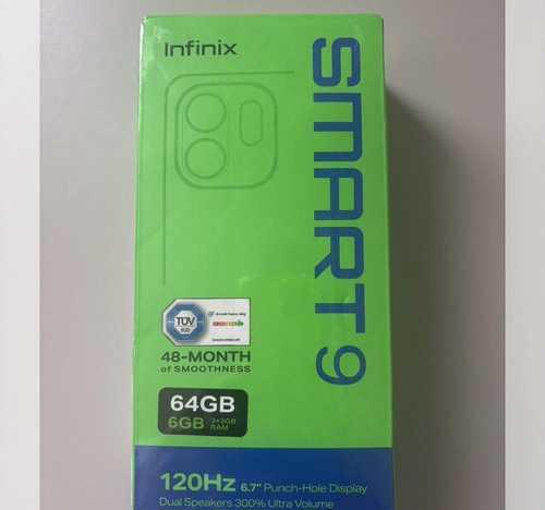 Infinix Smart 9, 3/64 ГБ