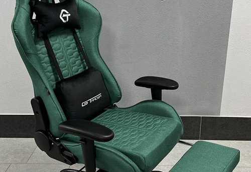 Компьютерное кресло рейсер зеленое