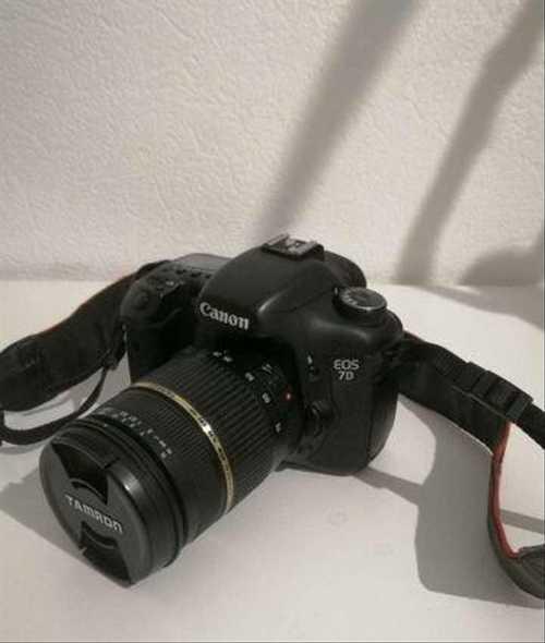 Фотоаппарат Canon 7d и объектив Tamron 28-75