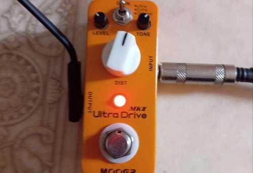 Педаль перегруза mooer ultra drive mk 2