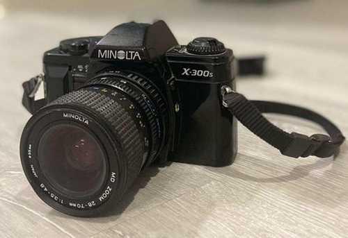 Зеркальный фотоаппарат minolta x-300s