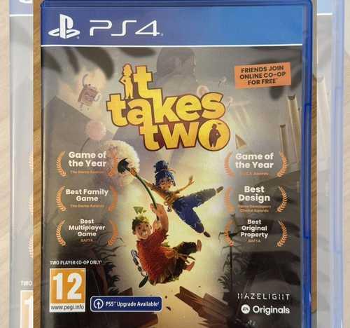 It takes two ps4 диск