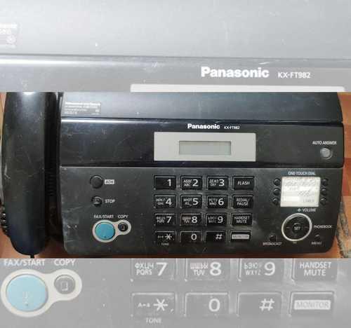 Факсы panasonic kx ft982