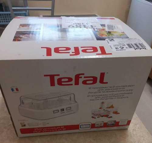 Йогуртница tefal 8 баночек + контейнер для творога