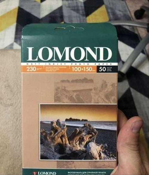 Lomond Фотобумага 10х15 см, 50 листов, матовая