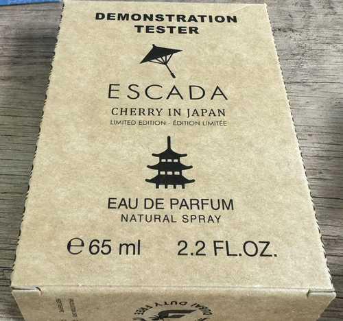 Тестер Escada chery in japan