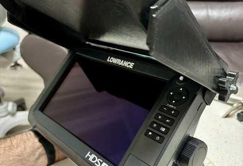 Эхолот lowrance hds 9 carbon с датчиком 3 in 1