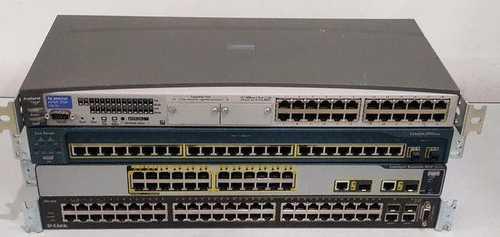 Свитчи коммутаторы Cisco / HP procurve / 3Com