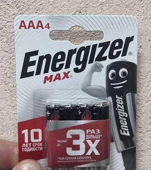 Батарейка Energizer MAX E92 (ааа-мизинч.) 4шт