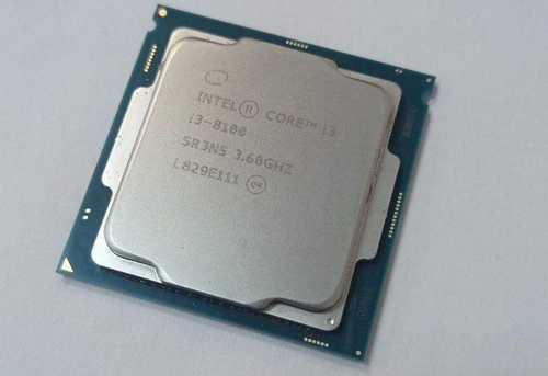 Процессор Intel core i3 8100