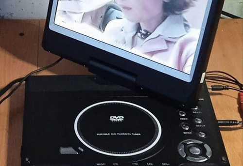 Портативный TV/DVD+Приставка DVB-T2