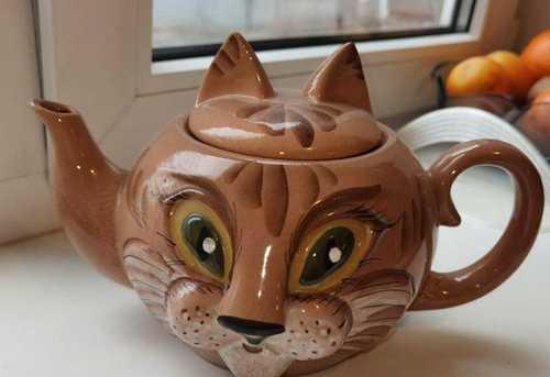 Заварочный чайник кот