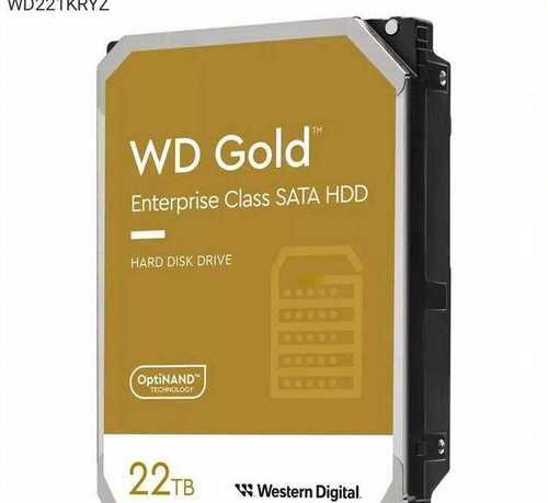 Диск HDD WD Gold SATA III (6Gb/s) 3.5" 22TB, WD221