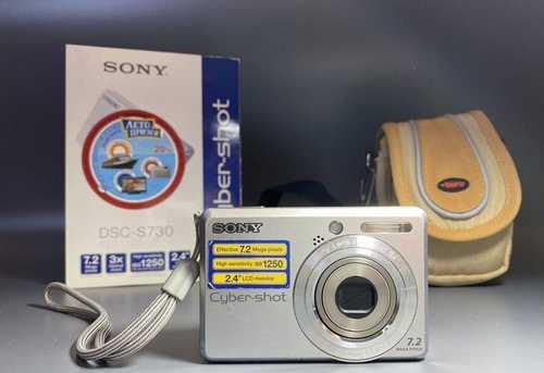 Компактный фотоаппарат sony cyber shot DSC-S730