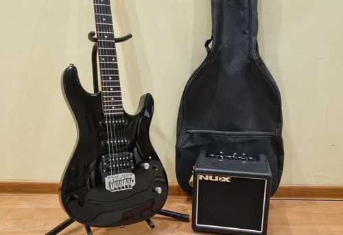 Электрогитара Ibanez с Комбиком Nux Mighty