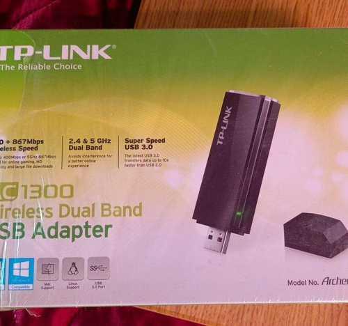 2х диапазонный WiFi USB адаптер tp-link