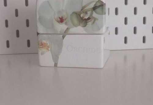 Керамическая банка с Орхидеей
