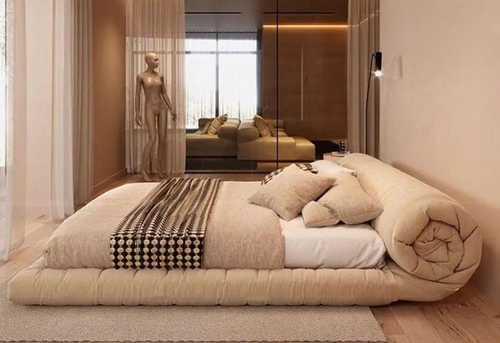 Кровать в скандинавском стиле