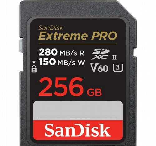 Карта памяти SanDisk sdxc 256GB Extreme PRO UHS-II