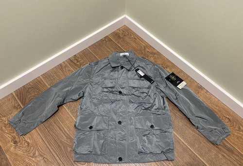 Ветровка Stone Island серо-голубая M-L