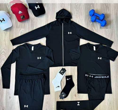 Рашгард Under Armour Black - 5/1, 2/193