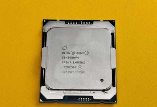 Intel xeon E5 2680V4 14 ядер 3300 мгц