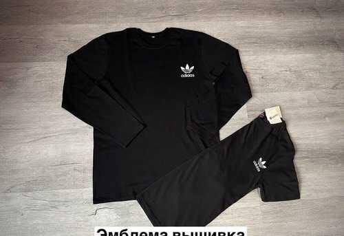 Лонгслив + футболка Adidas комплект новый