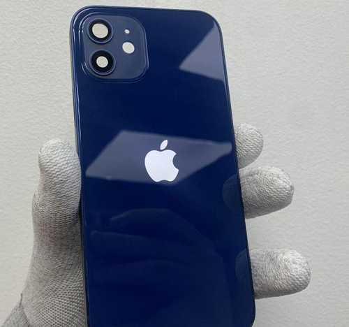 Корпус для iPhone 12 Blue (HQ)