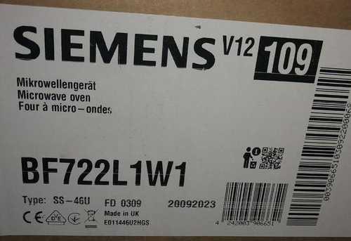 Микроволновая печь Siemens iQ700 BF722L1W1