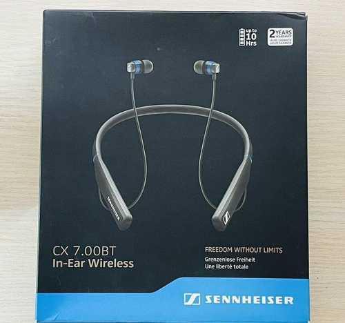 Беспроводные наушники sennheiser CX7.00BT Black