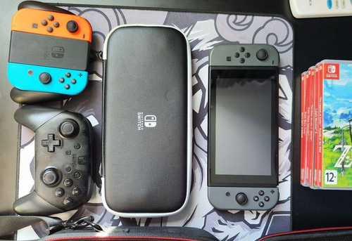 Nintendo Switch 32+128 Гб + Игры