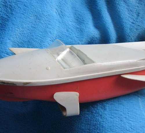 Игрушка СССР Катер на подводных крыльях Винтаж