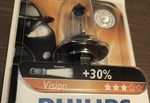 Лампа накаливания h7. 12V/55W. Vision plus+30