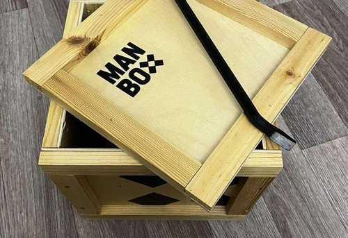 Ящик для подарков деревянный с гвоздодером 25*25