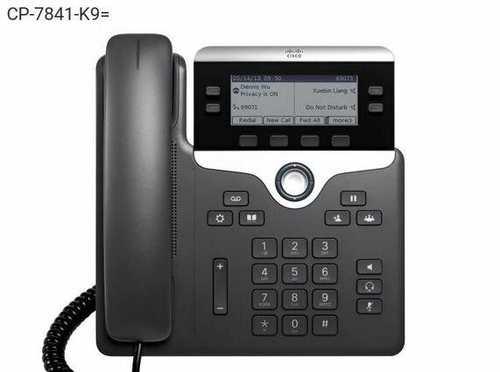 IP-телефон Cisco 7841 SIP без бп Чёрный, CP-7841-K