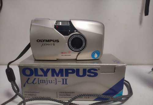 Пленочный фотоаппарат olympus mju ii