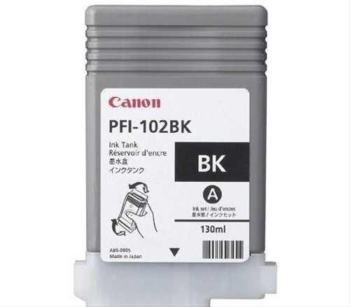 Картридж Canon PFI-102BK (Black) для IPF-500/600/7