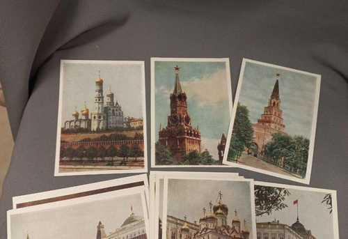 Набор открыток Московский Кремль изогиз 1955 год