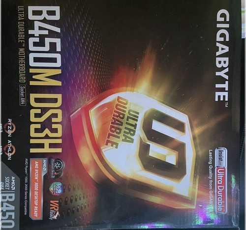 Материнская плата gigabyte b450m ds3h