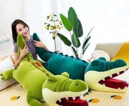 Крокодил обнимашка игрушка мягкая 100см