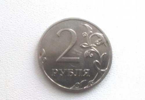 Монета, 2 рубля 2014 года, редкий брак