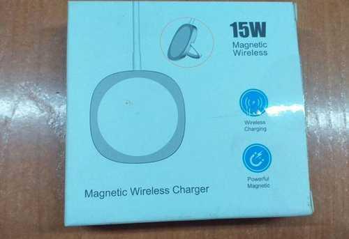 Магнитная беспроводная зарядка MagSafe Charger 15W