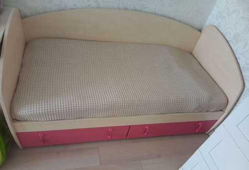 Детская кровать от 3 лет с матрасом 160