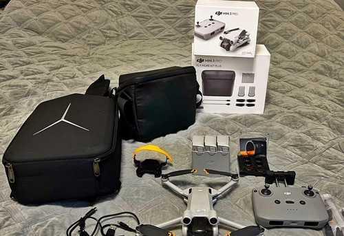 Квадрокоптер dji mini 3 pro fly more combo plus