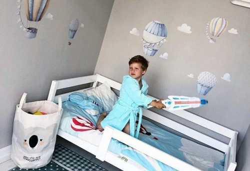 Детская кровать от 3 лет с бортиками для подростка