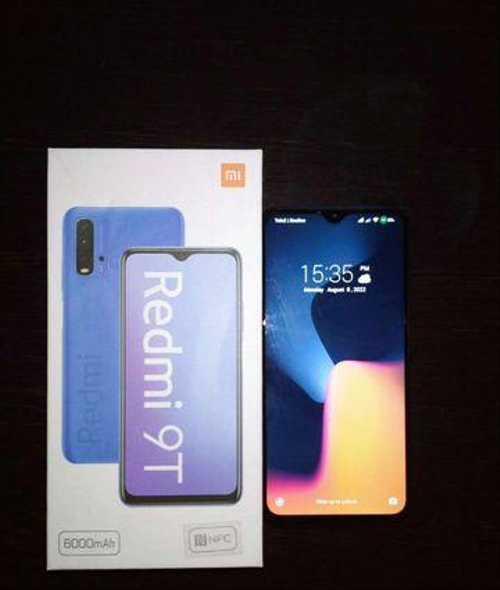 Xiaomi redmi 9t NFC с коробкой и чеком