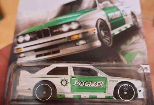 '92 BMW E30 M3 Polizei Euro Style Hot Wheels 1:64