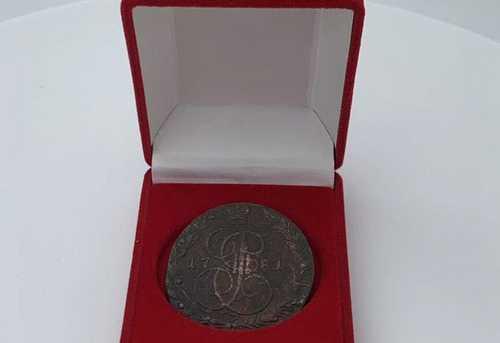 Монета 5 копеек 1781 год