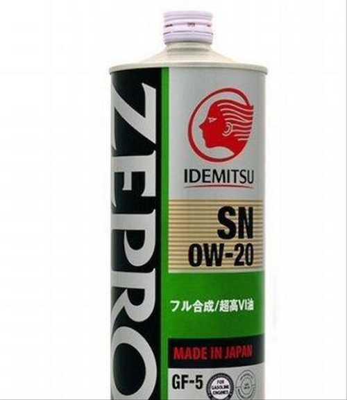 Масло Idemitsu 0W20 Zepro Eco Medalist Идемитсу 1л